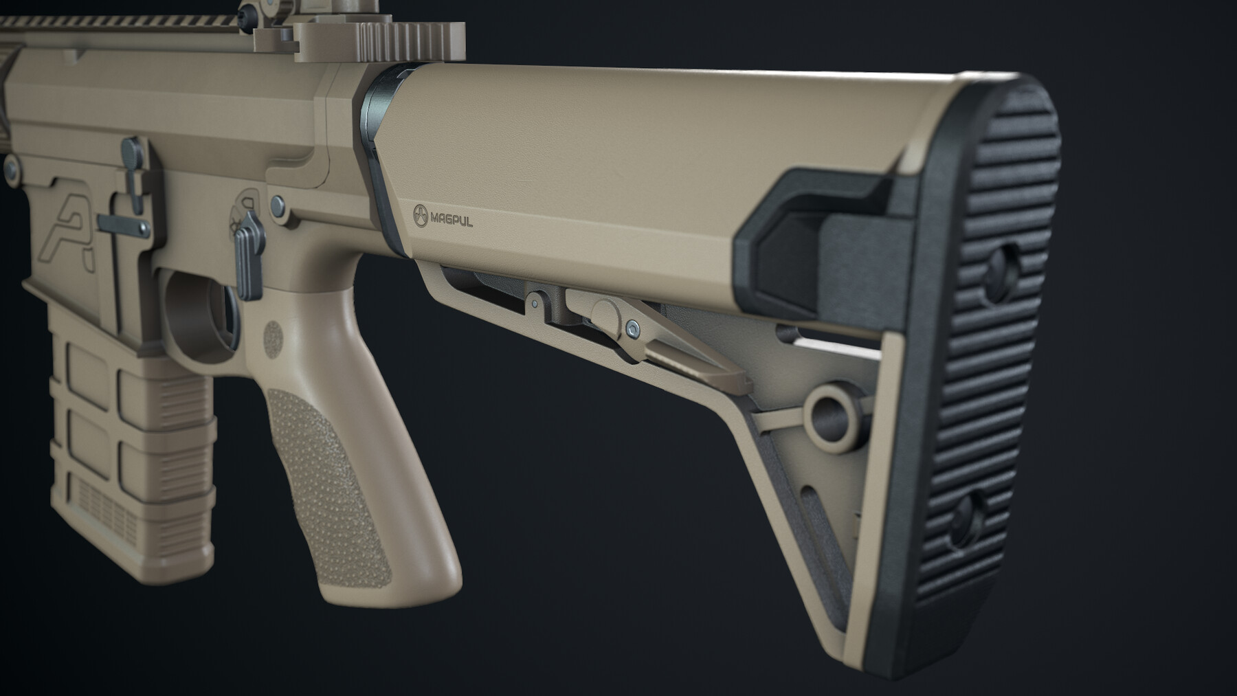 ArtStation - AR-10 Custom-03 | Game Assets