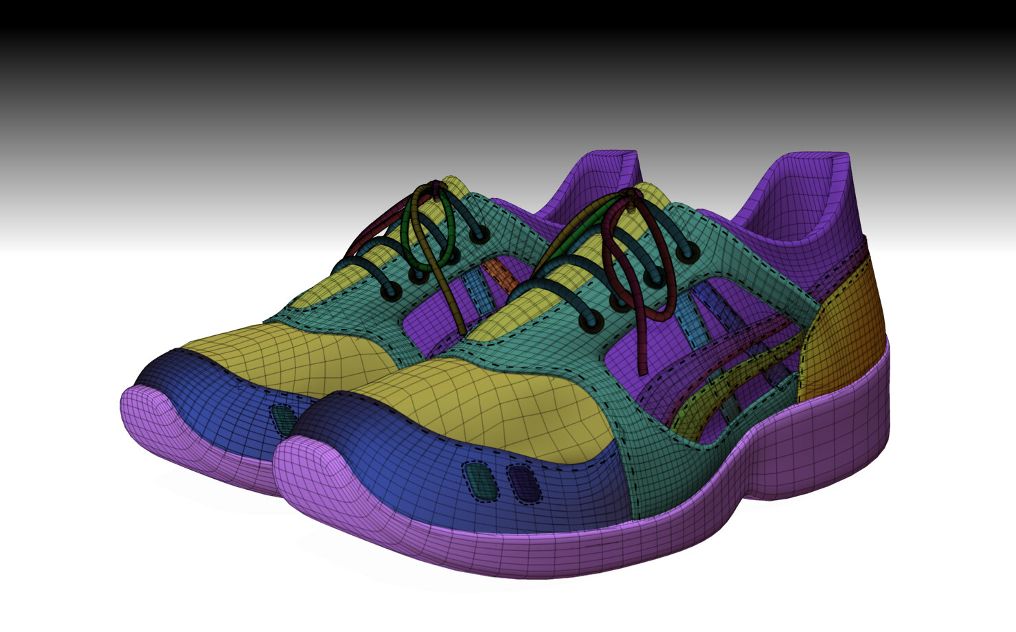 ArtStation - ASICS SHOES low-poly | Game Assets