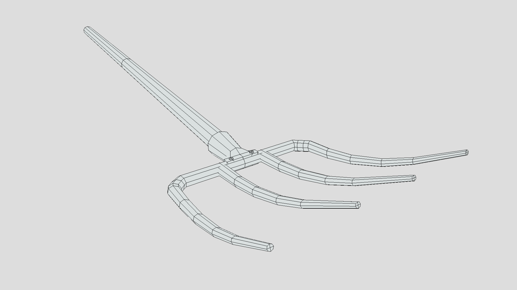 ArtStation - Low Poly Cartoon Pitchfork | Game Assets