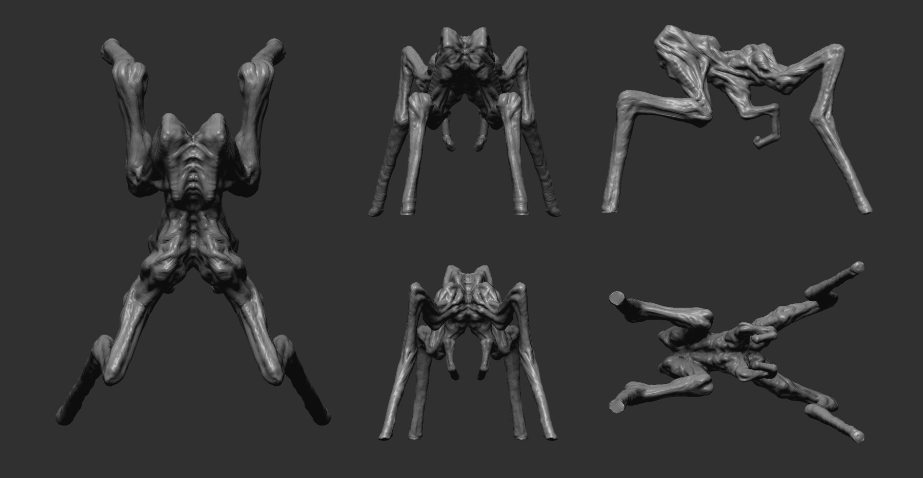 ArtStation - Two Legged Creature Maquette | Game Assets