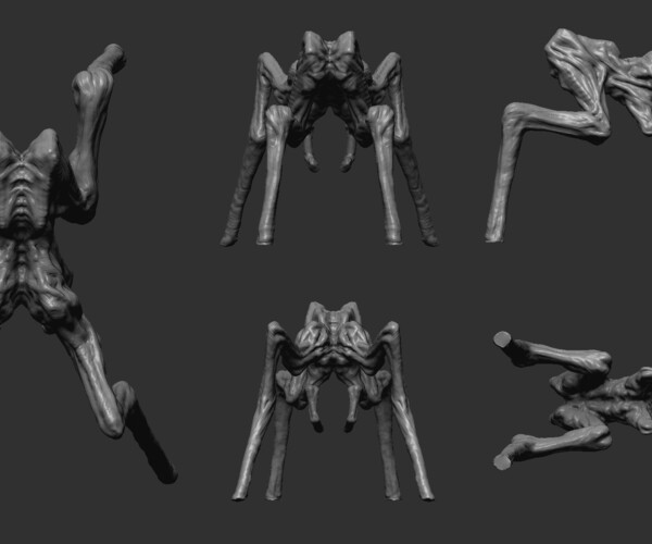 ArtStation - Two Legged Creature Maquette | Game Assets