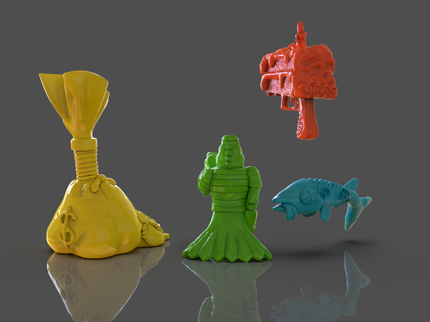 ArtStation - TMNT Scratch The Cat Accesories | Resources