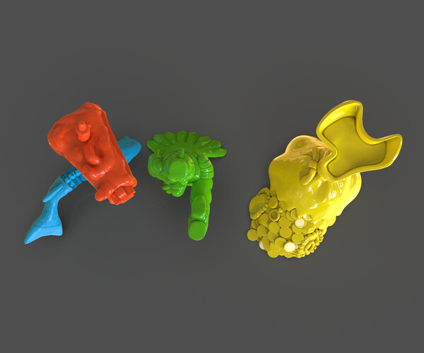 ArtStation - TMNT Scratch The Cat Accesories | Resources