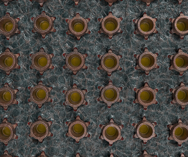 ArtStation - Biotech On Alien Monster Skin Horror PBR Procedural ...