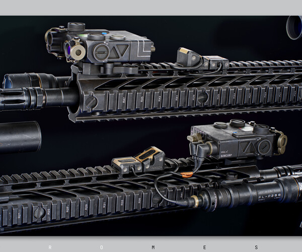 ArtStation - SOW CIX-R Assault Rifle | Game Assets
