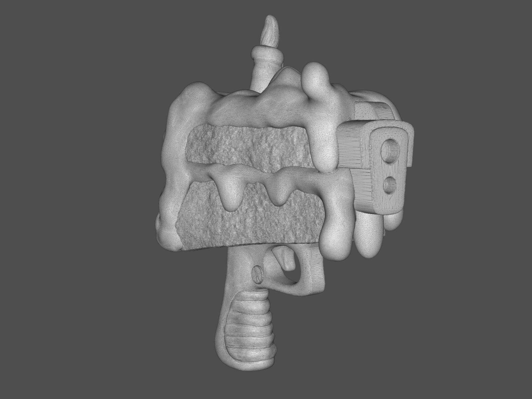 ArtStation - TMNT Cake Gun Scratch | Resources