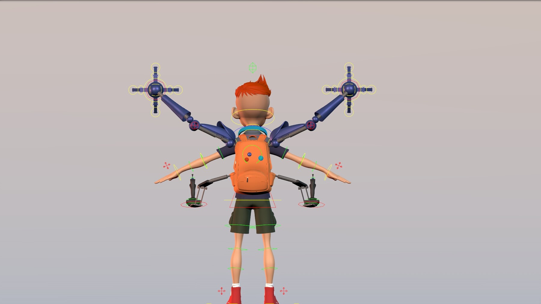 ArtStation - Mike Robot Arms Rig | Game Assets