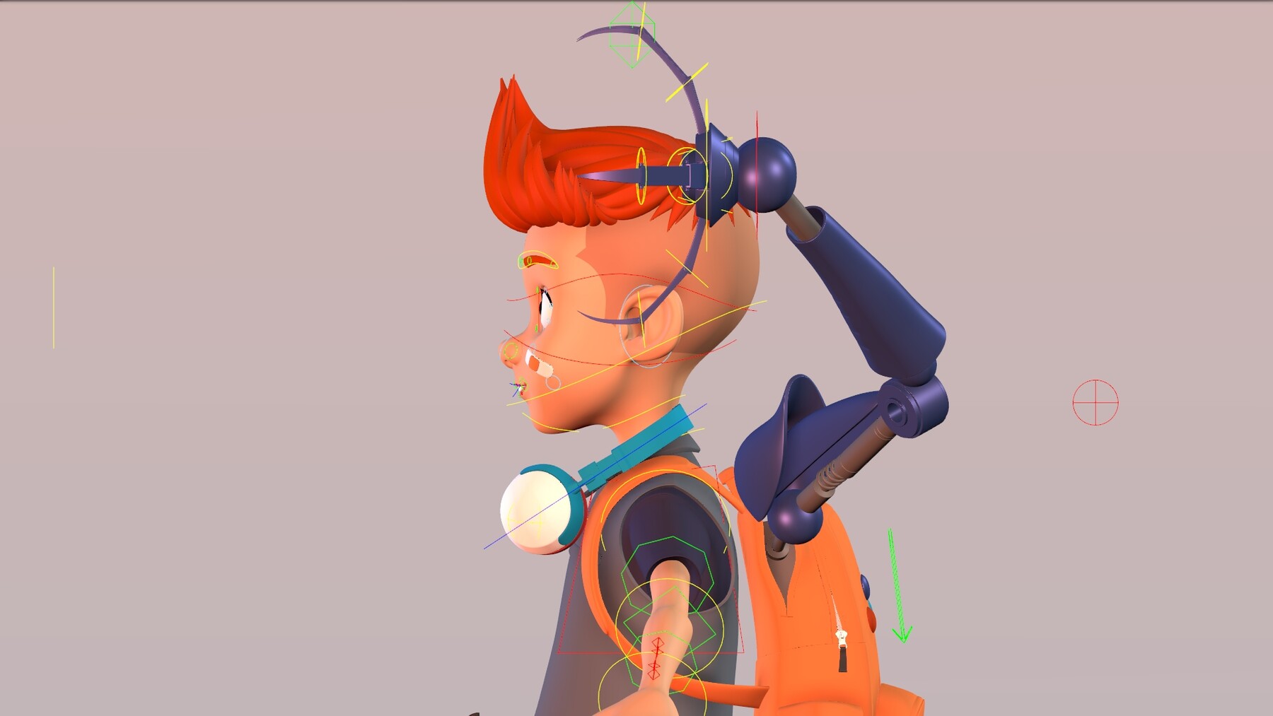 ArtStation - Mike Robot Arms Rig | Game Assets