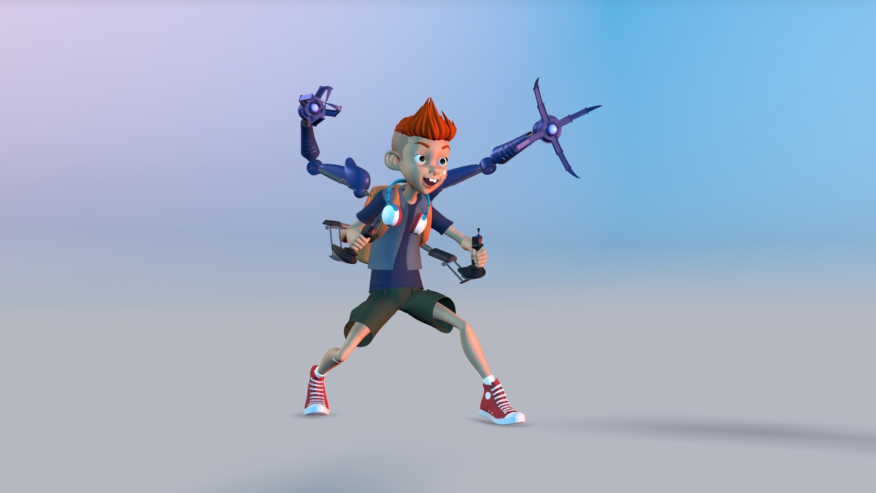 ArtStation - Mike Robot Arms Rig | Game Assets