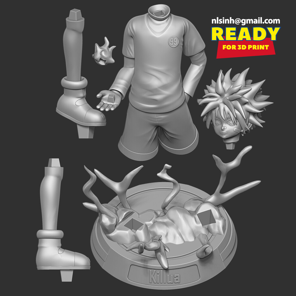 ArtStation - Killua Zoldyck - Hunter x Hunter Fanart | Resources