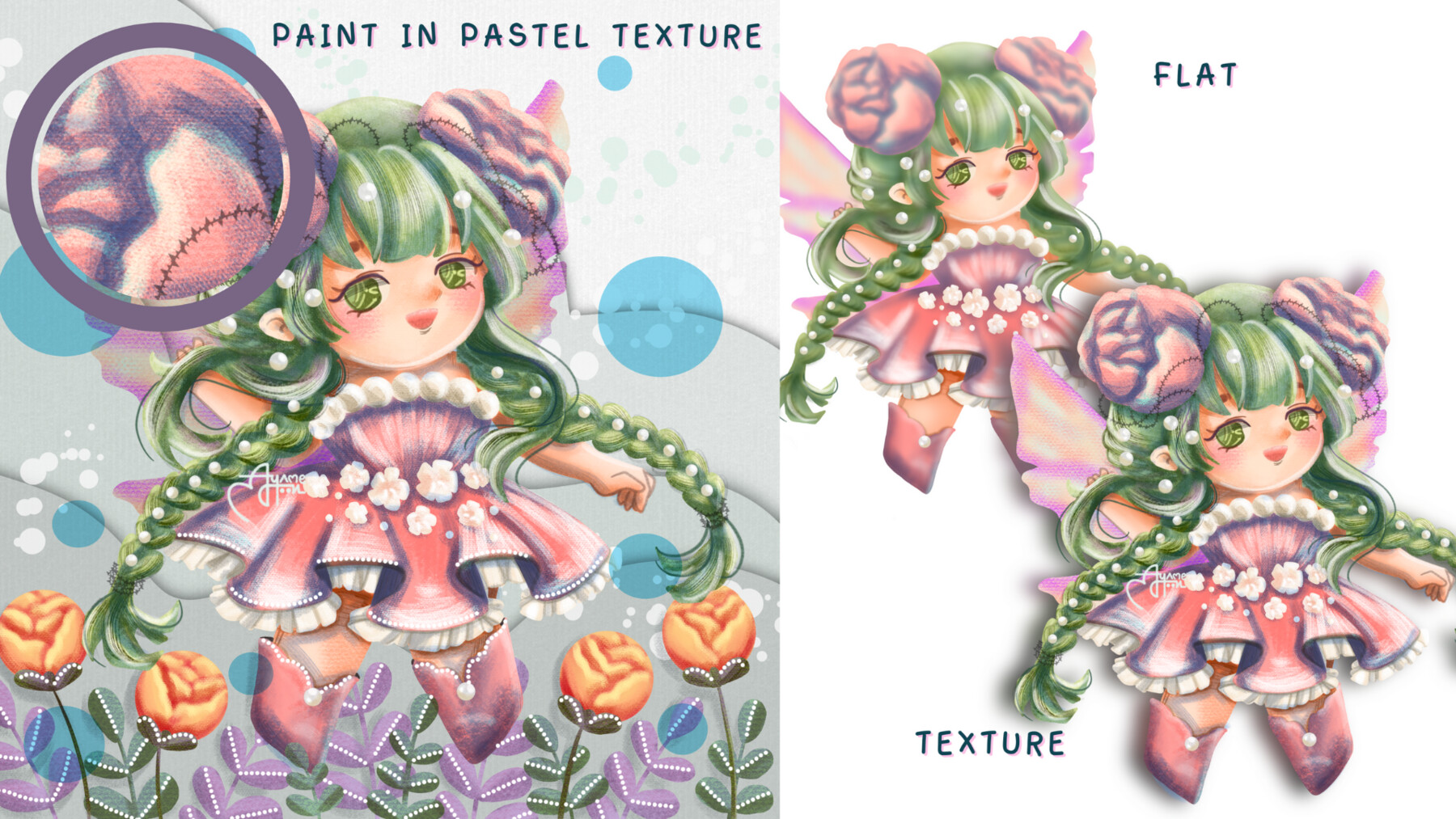 ArtStation - Pastel texture Procreate brushes | ProcreateiBox | Brushes