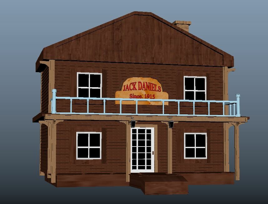 ArtStation - Cowboy Buildings pack 1 | Game Assets