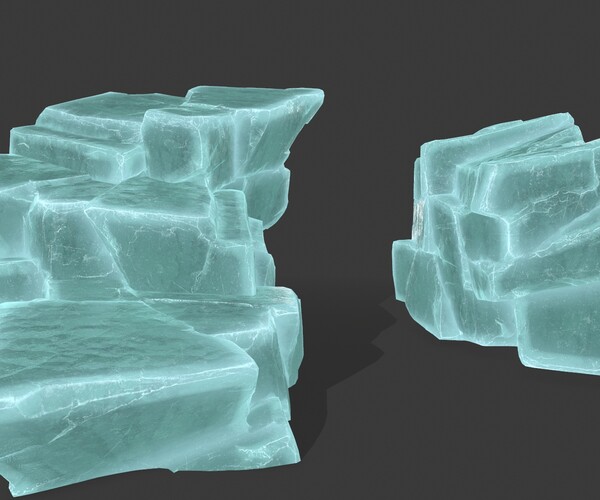 ArtStation - ice rocks | Game Assets
