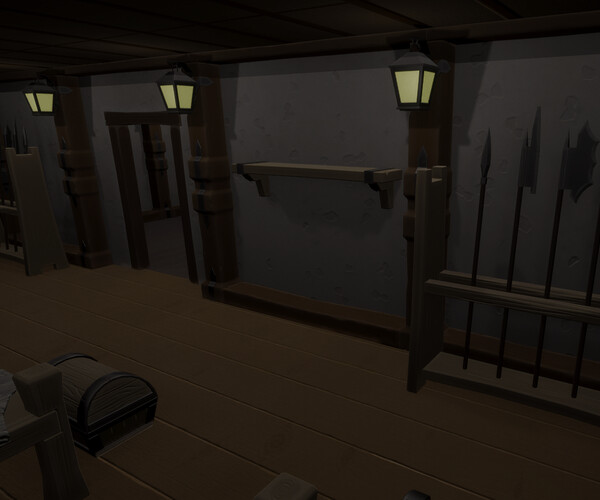 ArtStation - Stylized Fantasy Prison Level Construction Kit PBR HDRP ...