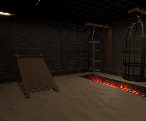 ArtStation - Stylized Fantasy Prison Level Construction Kit PBR HDRP ...