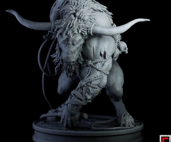 ArtStation - Minotaur stl | Artworks