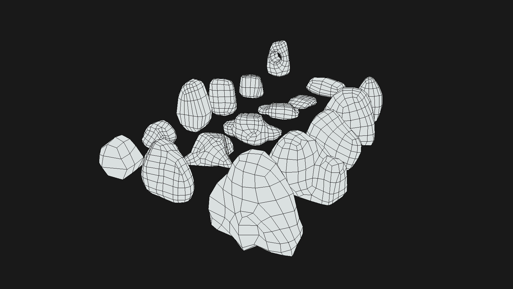 ArtStation - Low poly rocks | Game Assets