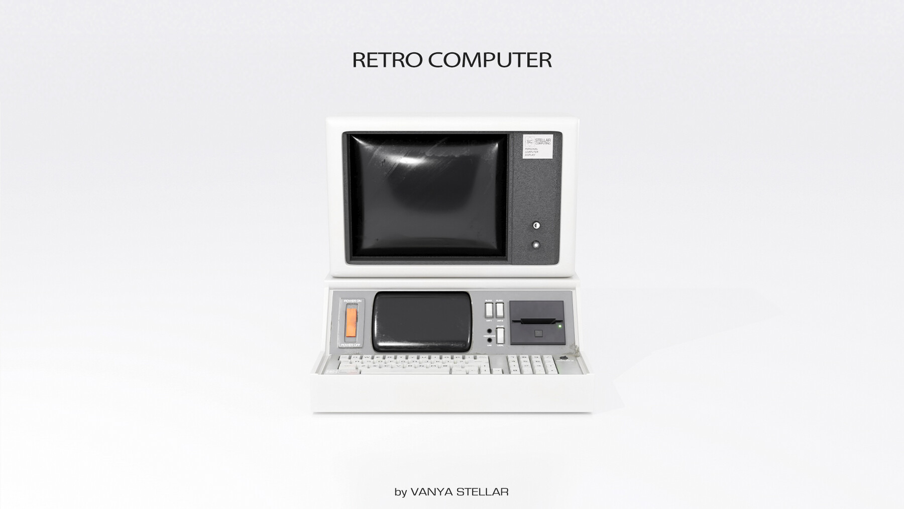 ArtStation - Retro Computer SC | Game Assets