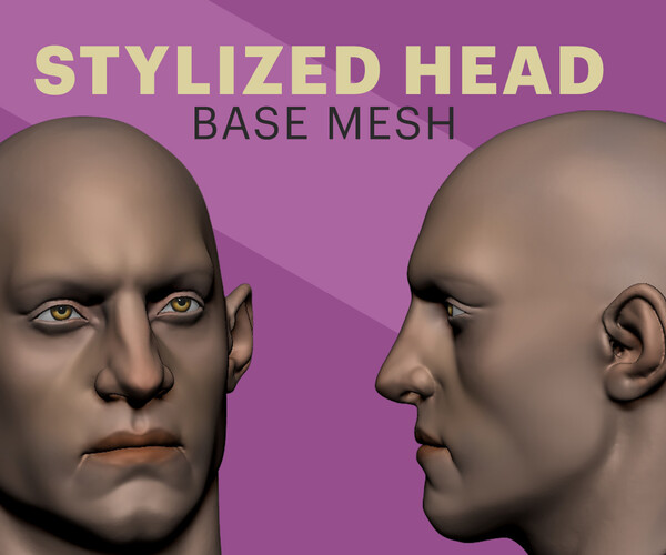 ArtStation - Stylized head | Resources