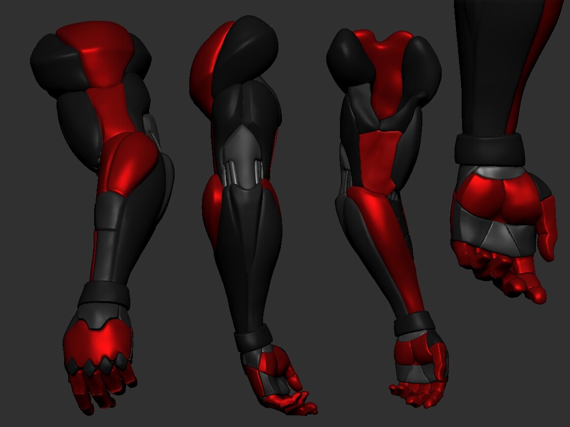 ArtStation - Cyborg Arm - Basemesh | Resources