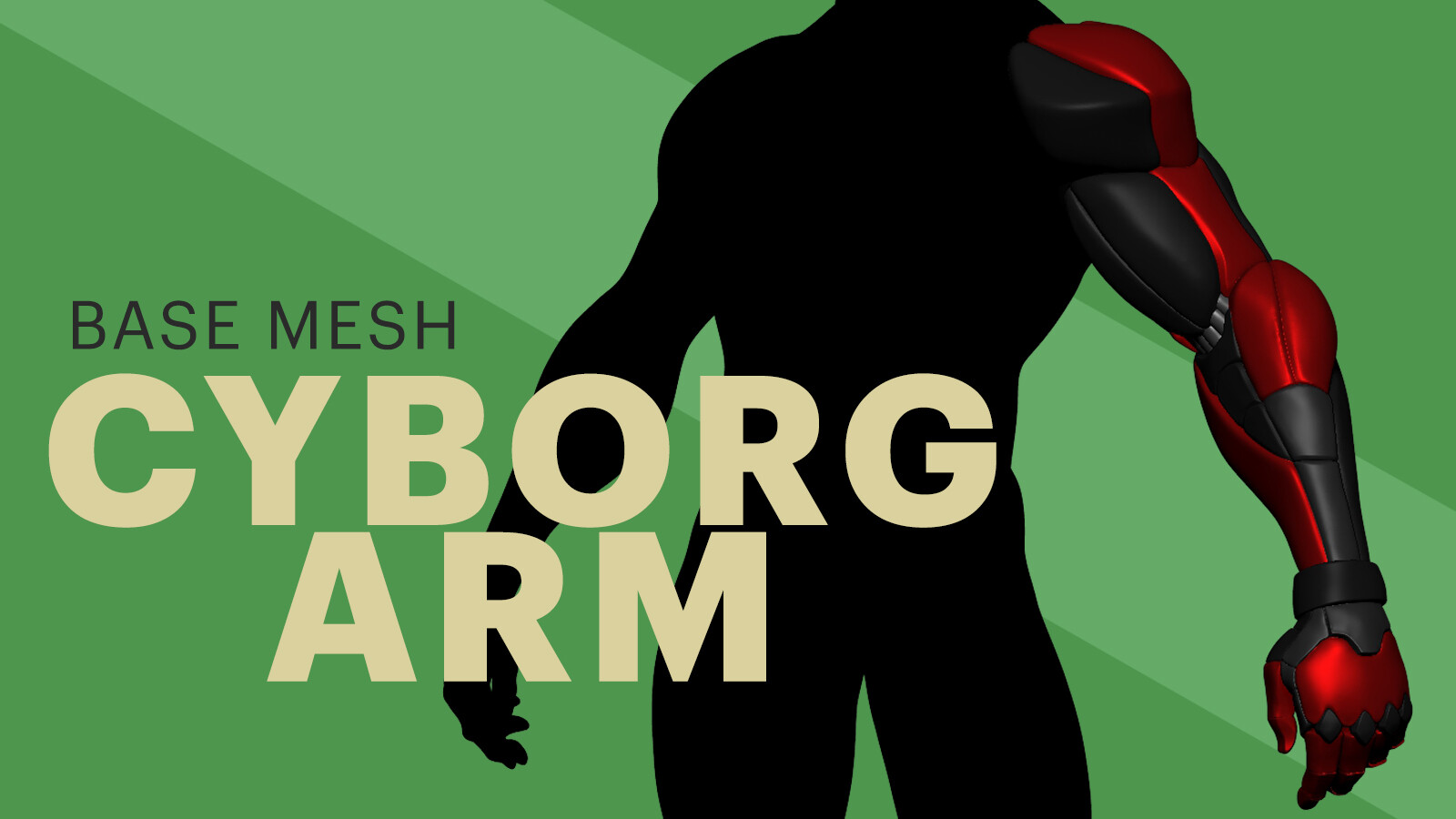 ArtStation - Cyborg Arm - Basemesh | Resources
