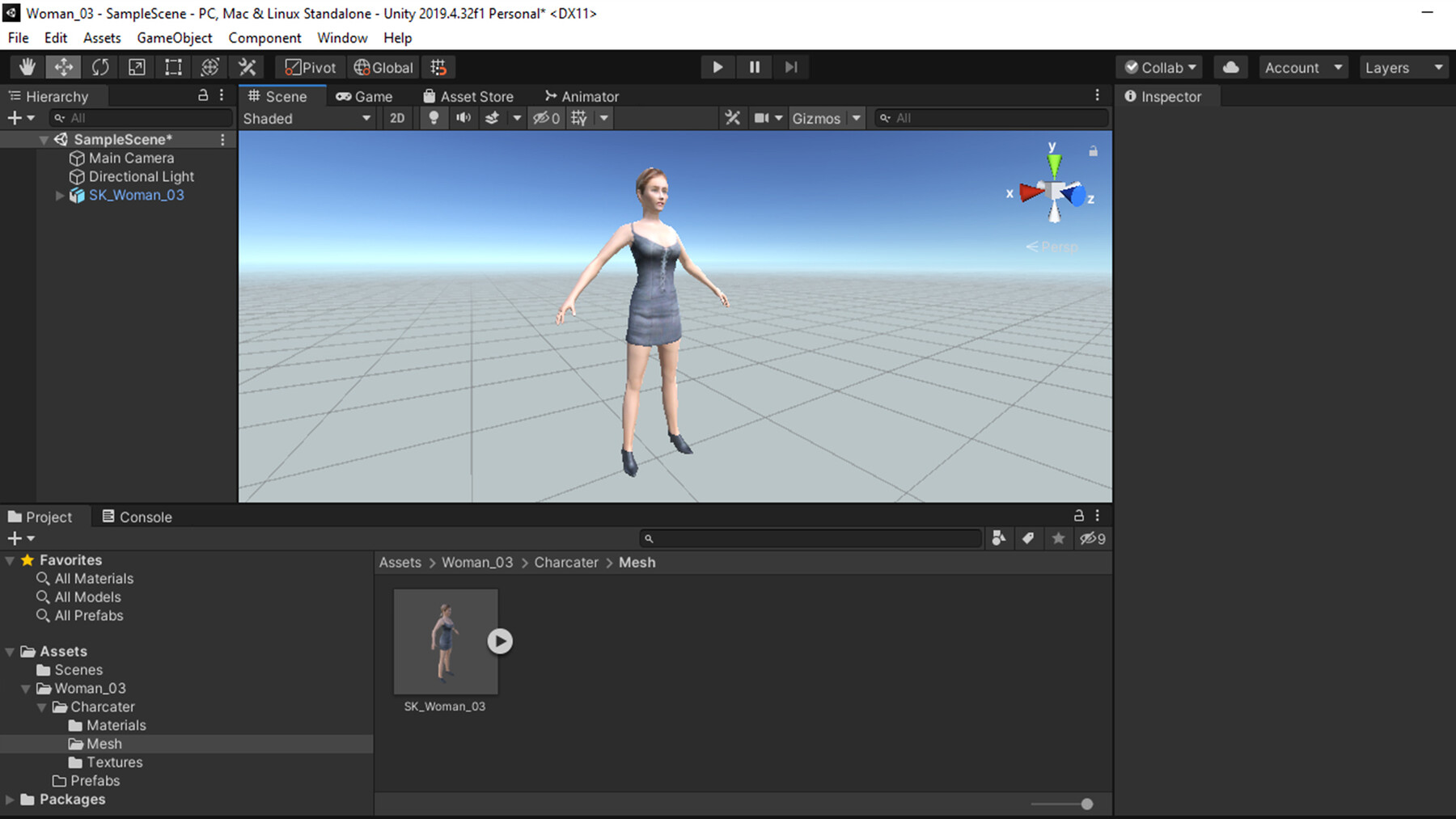 ArtStation - Girl 3 | Game Assets