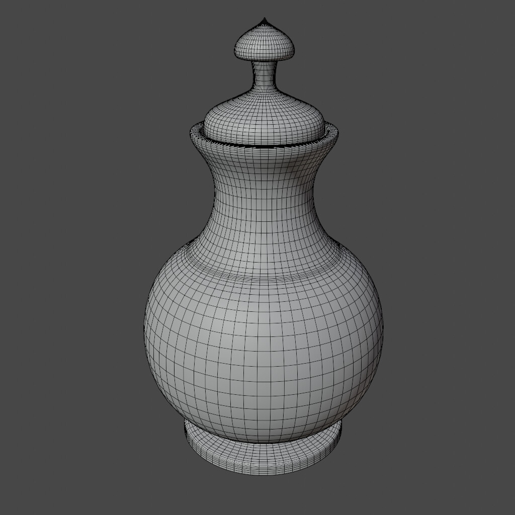 ArtStation - Stylized Vase PBR low-poly game-ready Low-poly 3D model ...