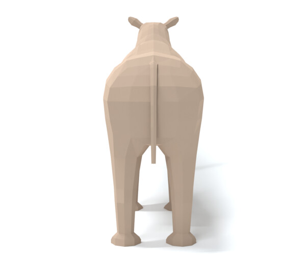 ArtStation - Low Poly Cartoon Paraceratherium | Resources