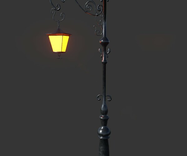 ArtStation - Street Lamp 7 | Game Assets