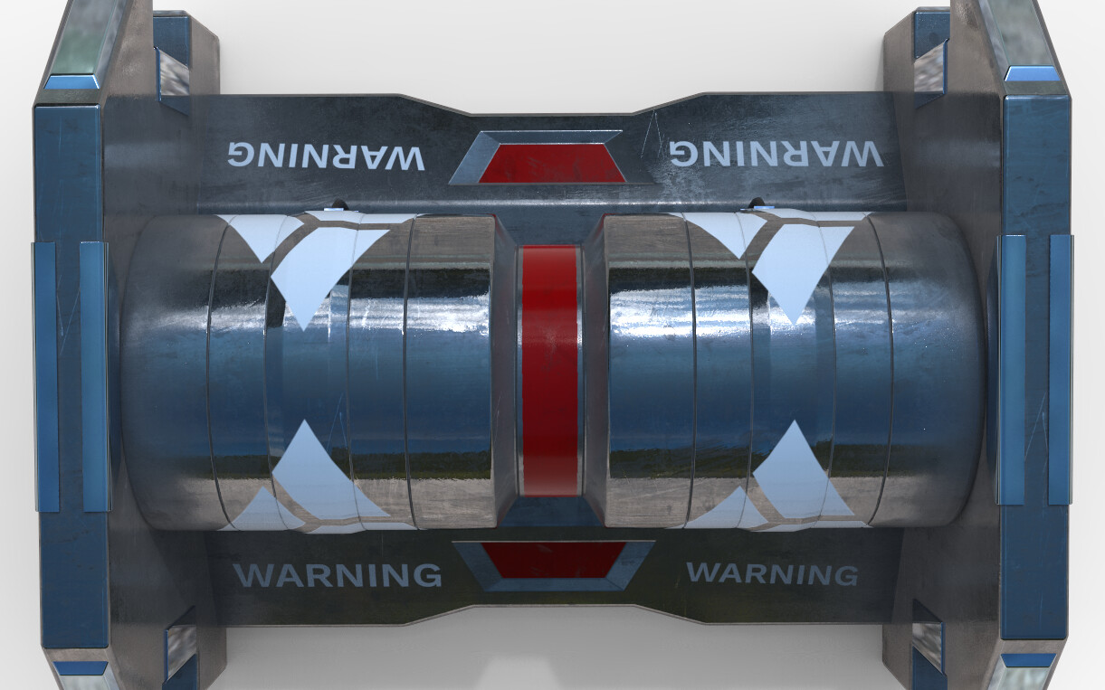 ArtStation - Sci-Fi Generator V1 3D Game Ready Model | Game Assets