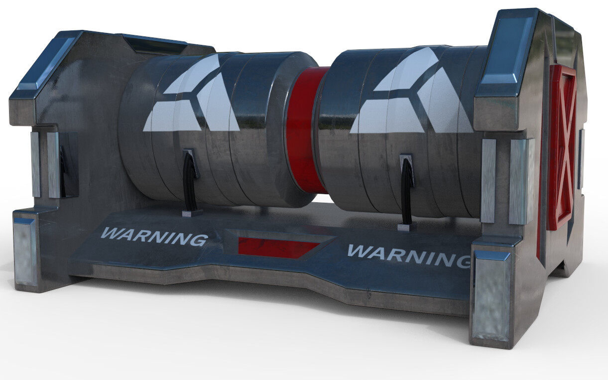 ArtStation - Sci-Fi Generator V1 3D Game Ready Model | Game Assets