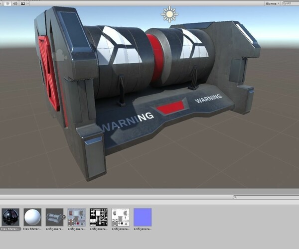 ArtStation - Sci-Fi Generator V1 3D Game Ready Model | Game Assets