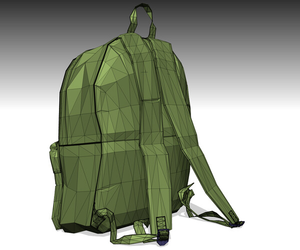 ArtStation - EASTPAK BACKPACK low-poly | Game Assets