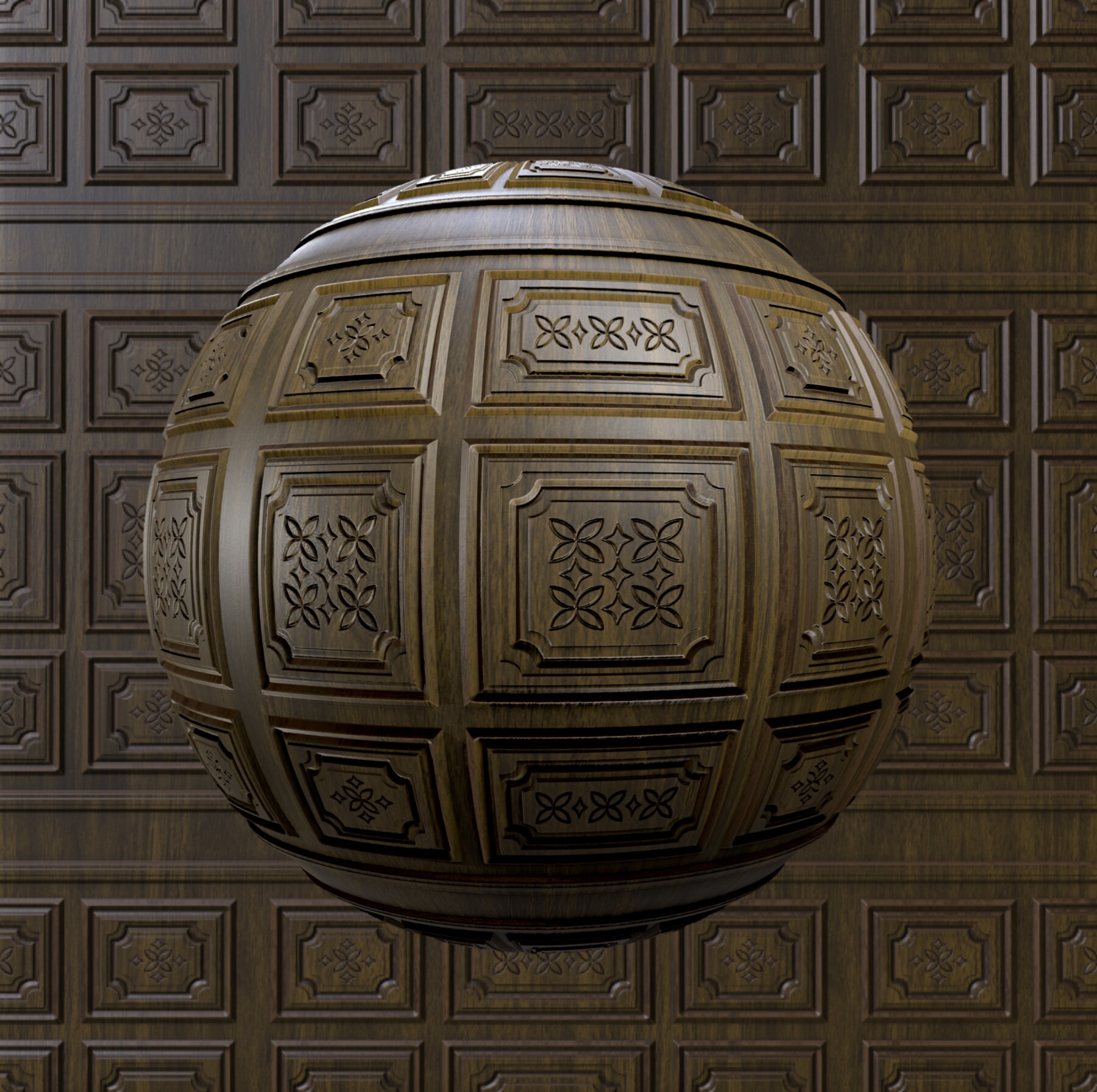 ArtStation - Decorative Wood Panel Material | Game Assets