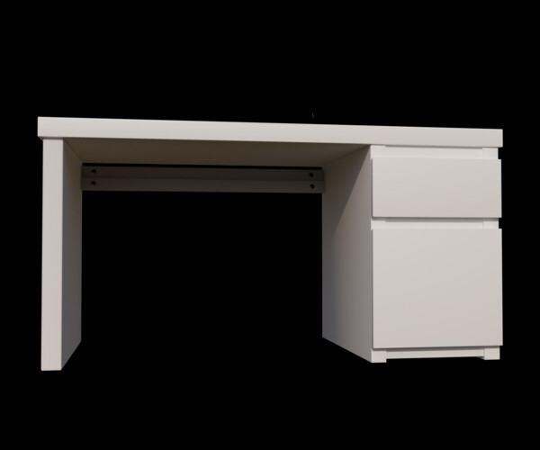 ArtStation - White table | Game Assets