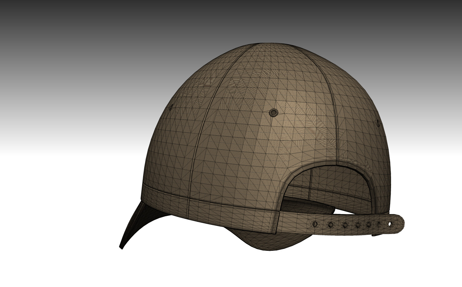 ArtStation - BURBERRY BASEBALL CAP low-poly | Game Assets