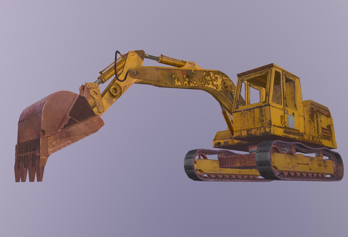 ArtStation - EXCAVATOR low-poly | Game Assets