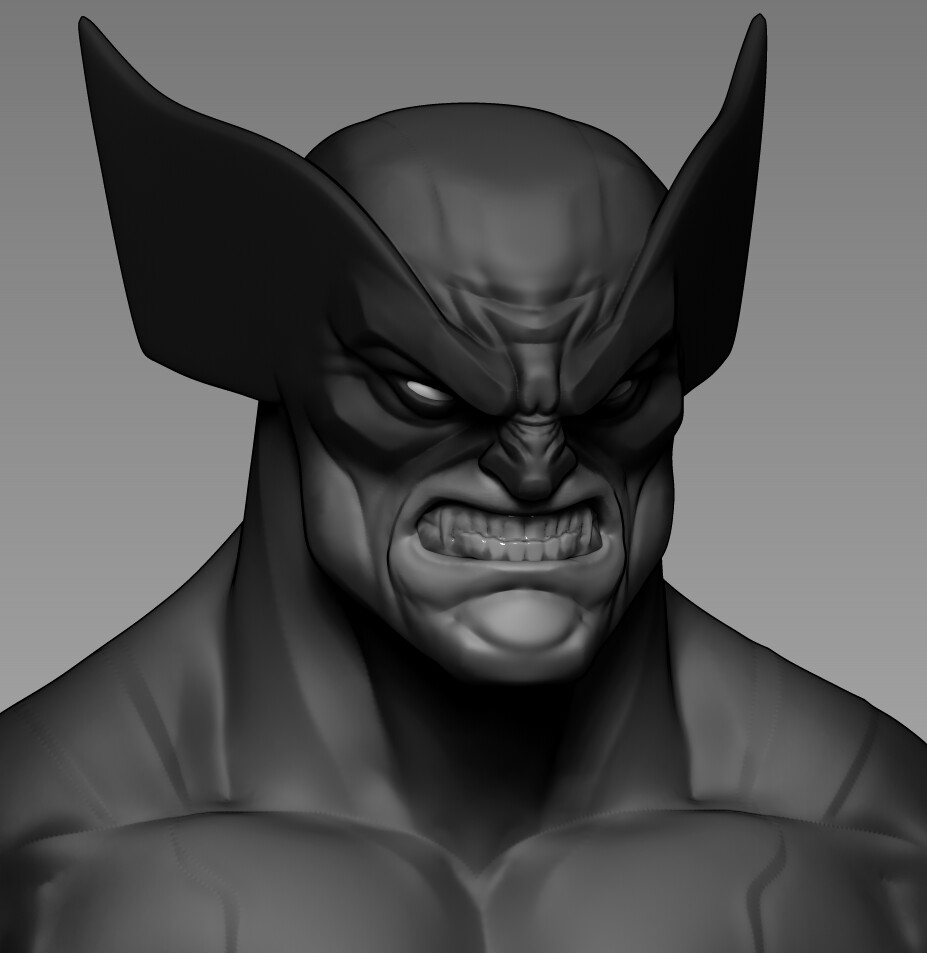 ArtStation - Wolverine Head Study Tutorial | Tutorials