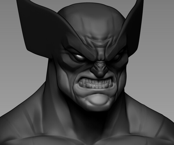 ArtStation - Wolverine Head Study Tutorial | Tutorials