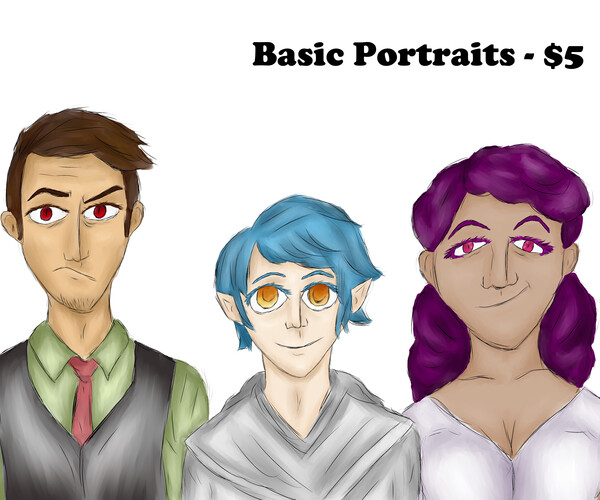ArtStation - Basic Character Portrait | Brushes