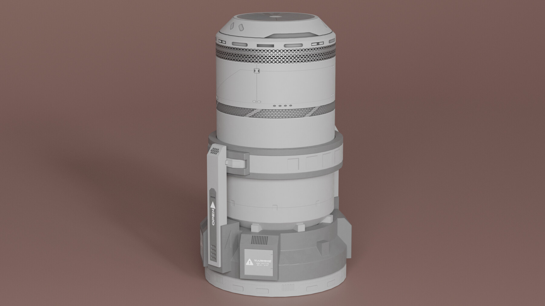 ArtStation - Sci-Fi Power Generator (Game-Ready) | Game Assets