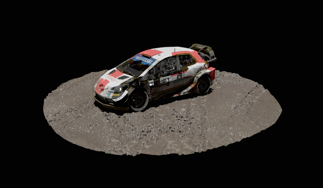 ArtStation - Toyota Yaris GR WRC 2021. Low Poly | Game Assets
