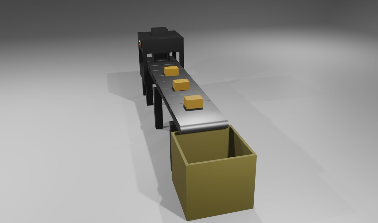 ArtStation - Machine Industrial - Line - Maquina Low-poly 3D model ...