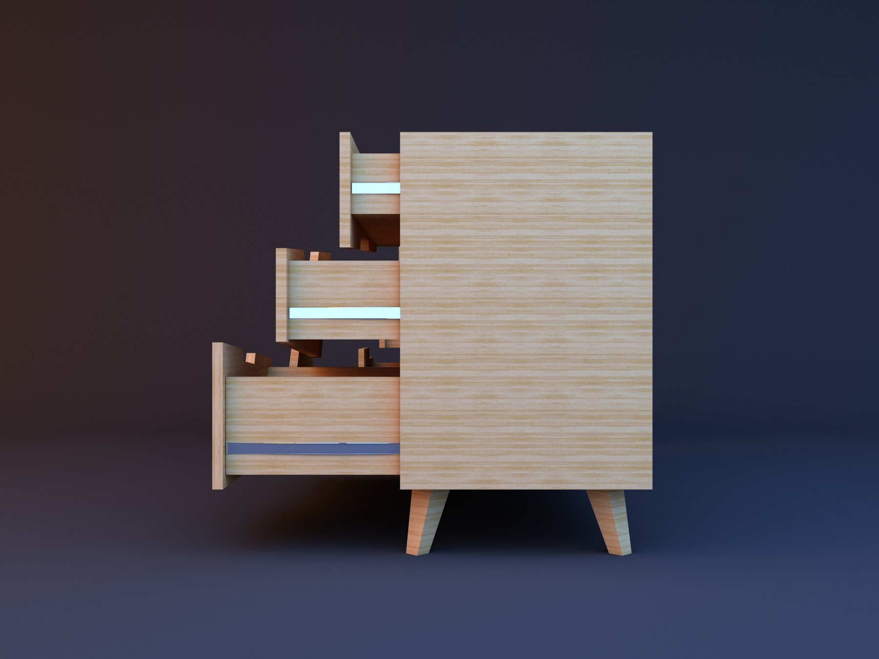 ArtStation - Original wood commode and nightstand | Resources