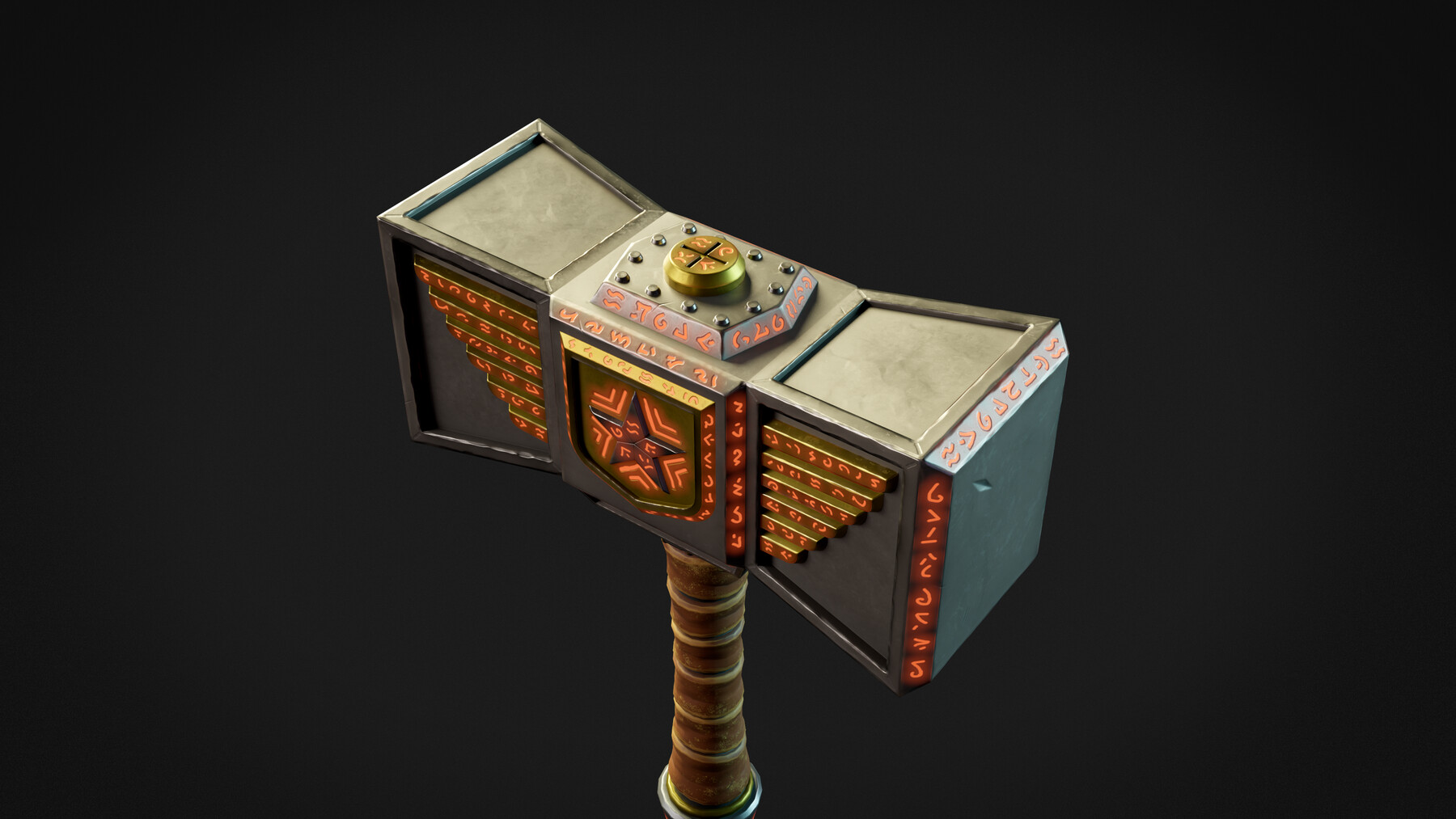 ArtStation - Fantasy hammer | Game Assets