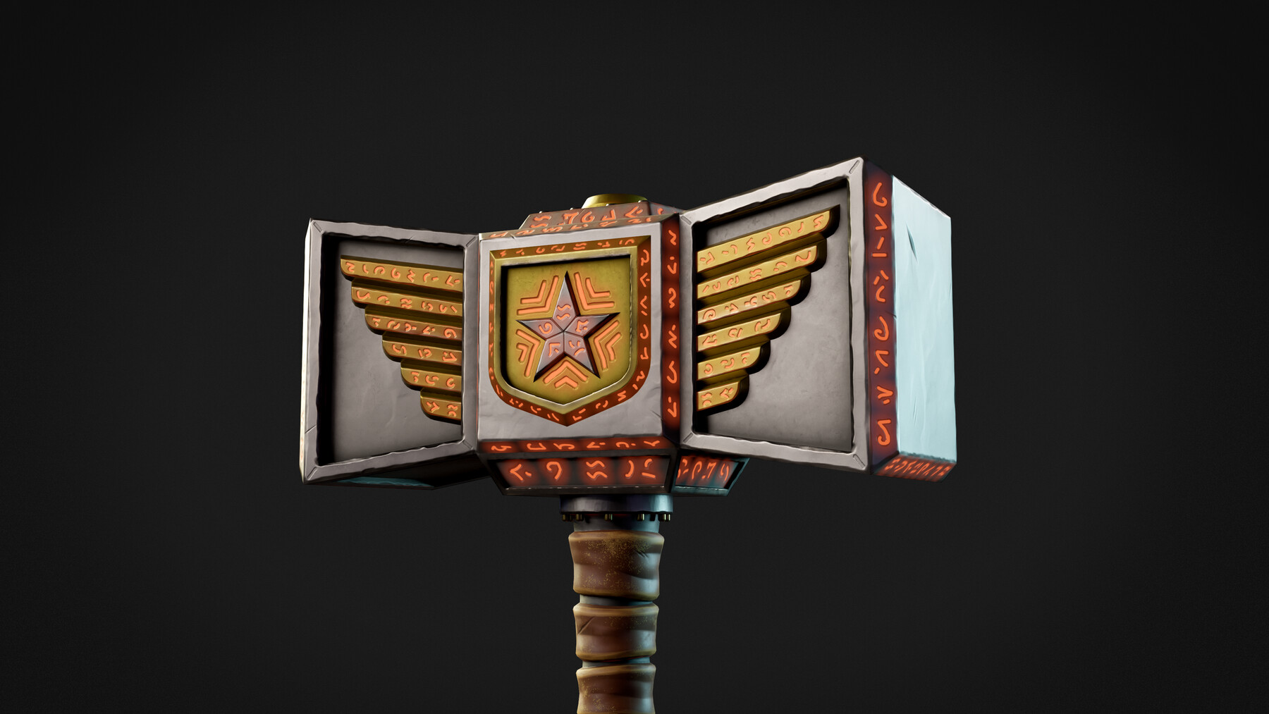 ArtStation - Fantasy hammer | Game Assets