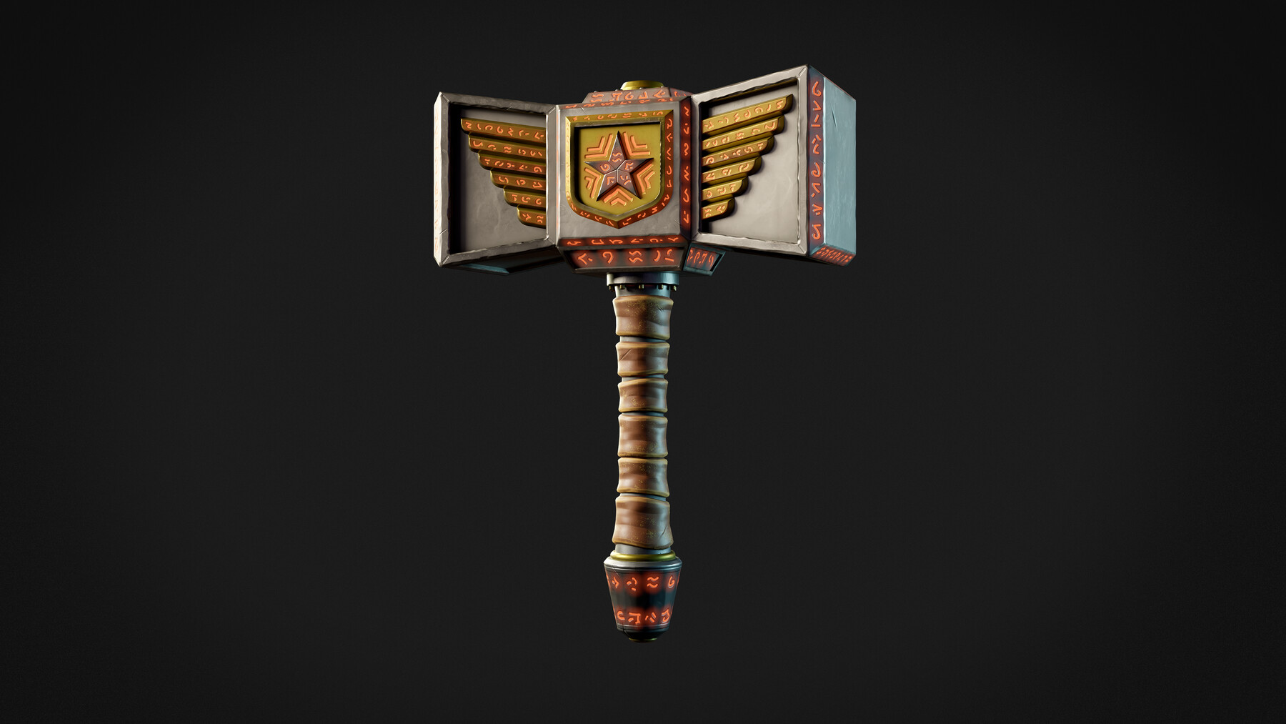 ArtStation - Fantasy hammer | Game Assets