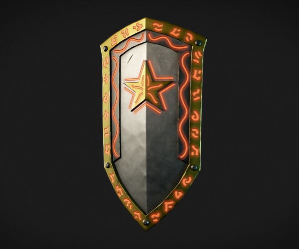 ArtStation - Fantasy shield | Game Assets