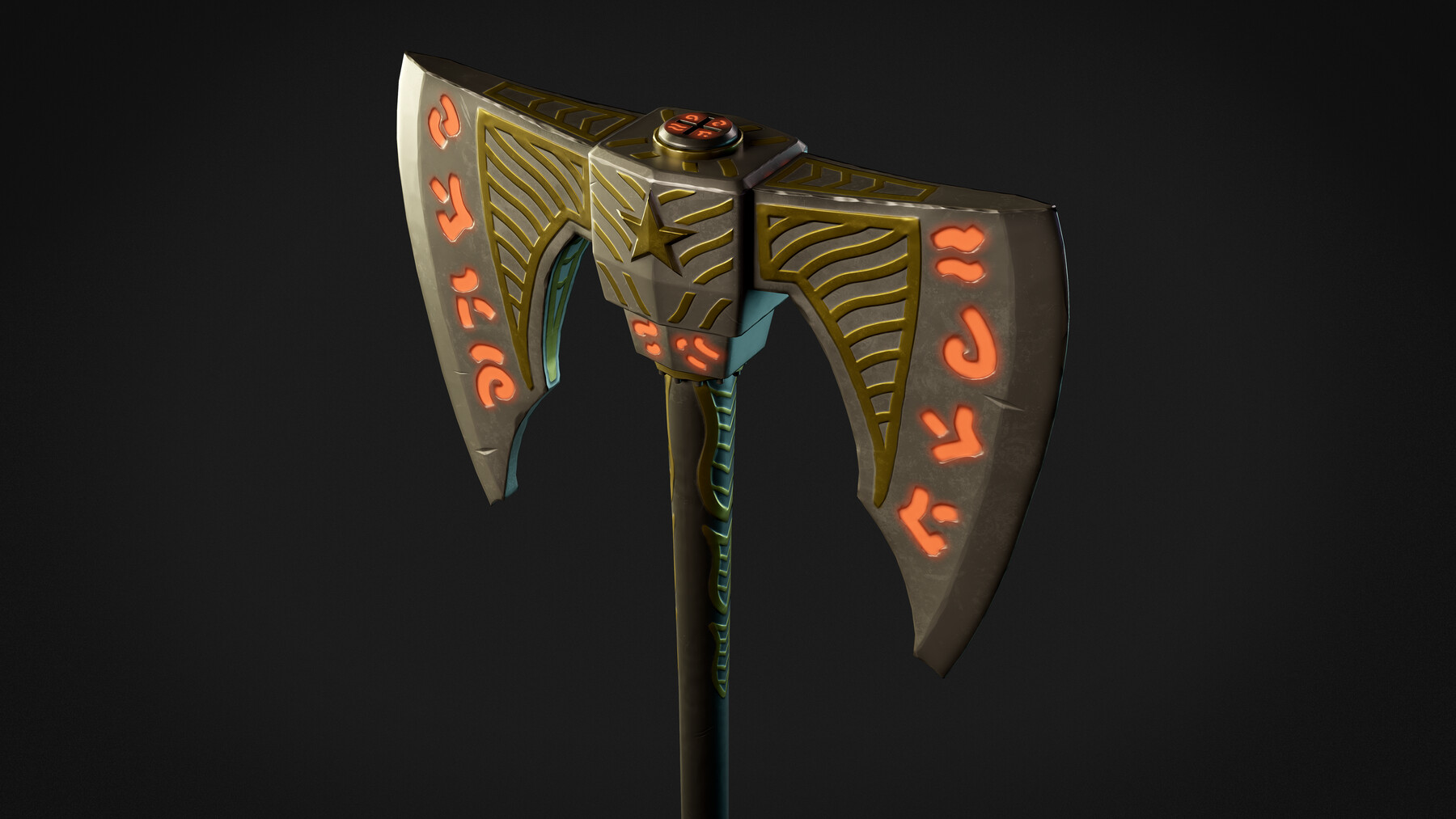 ArtStation - Fantasy two handed axe | Game Assets