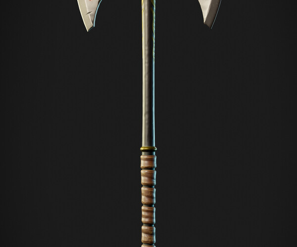ArtStation - Fantasy two handed axe | Game Assets